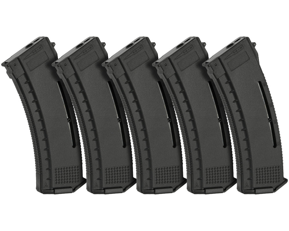 Arcturus AK MOD1 30/130 Round Variable-Cap Windowed EMM Airsoft ...