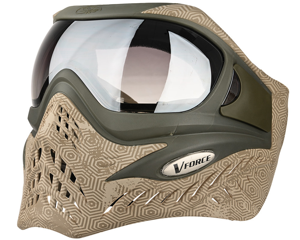 Refurbished - V-Force Grill Paintball Mask/Goggle - SE Hextreme Sand ...