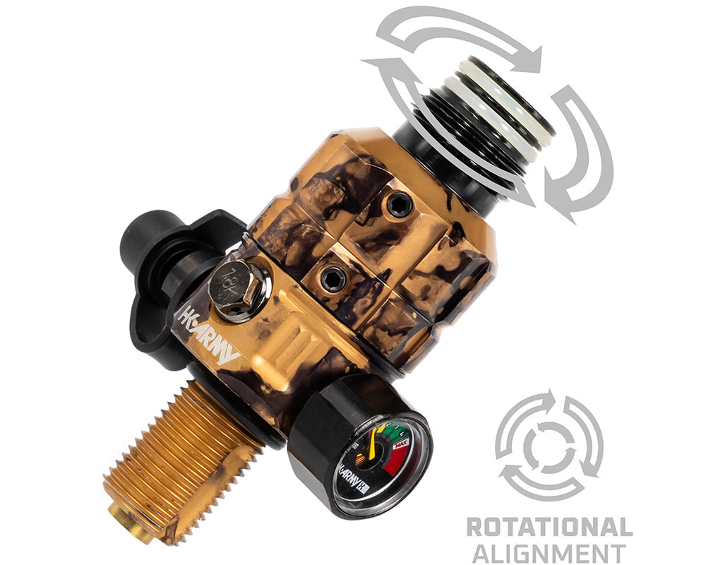 HK Army Turbine Pro Tank Regulator - Standard - Marble Gold