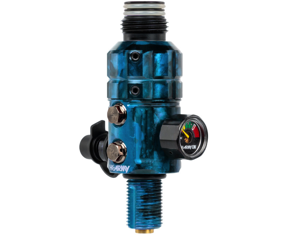 HK Army Turbine Pro Tank Regulator - Long - Marble Blue