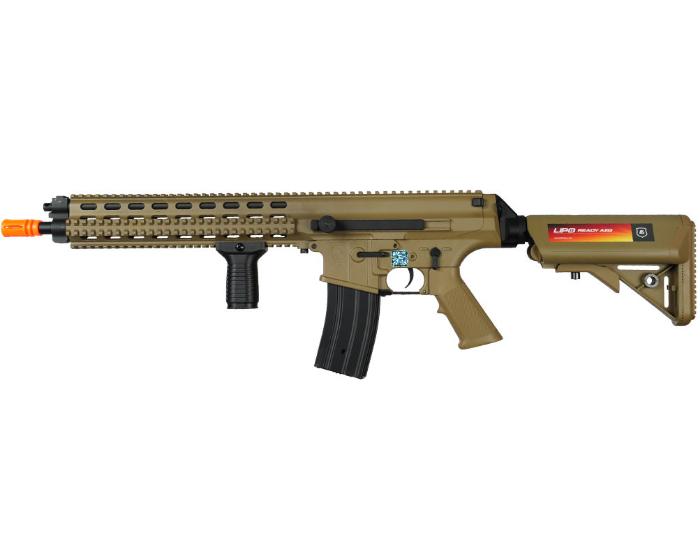 Echo1 Robinson Armament Polymer XCR-L AEG Airsoft Gun - JP-79 - Tan