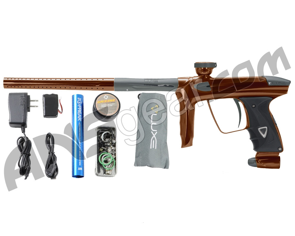 DLX Luxe 2.0 Paintball Gun - Brown/Dust Titanium - ANSgear.com