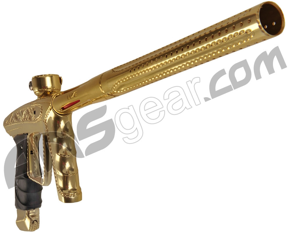 DLX Luxe X Paintball Gun w/ Premiere Engraving - Flintlock Gold