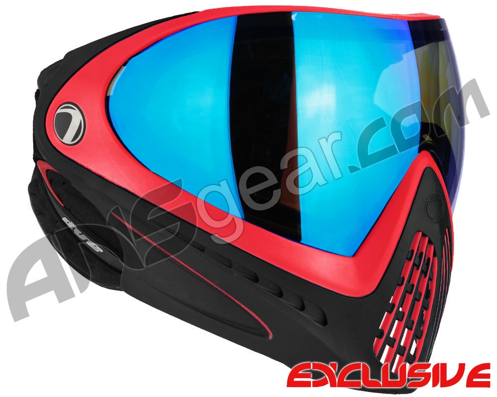 Dye Invision I4 Pro Mask - Red w/ Dyetanium Blue Ice Lens