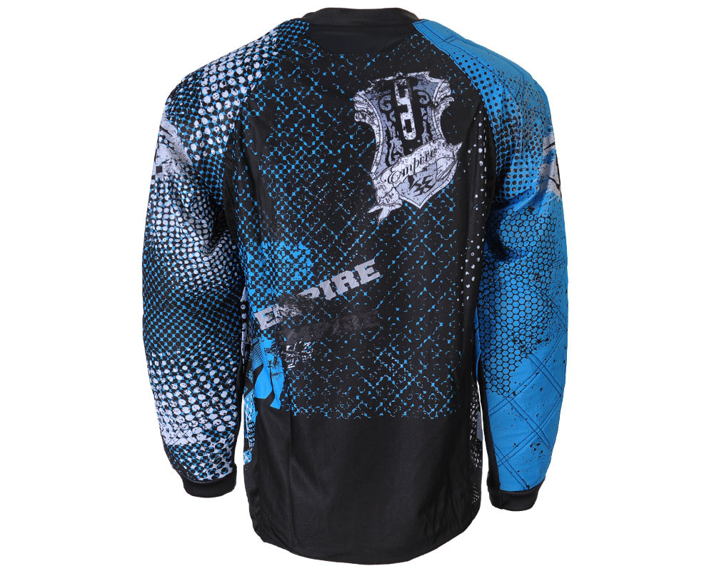 Empire Contact TT Padded Paintball Jersey - Grunge Blue