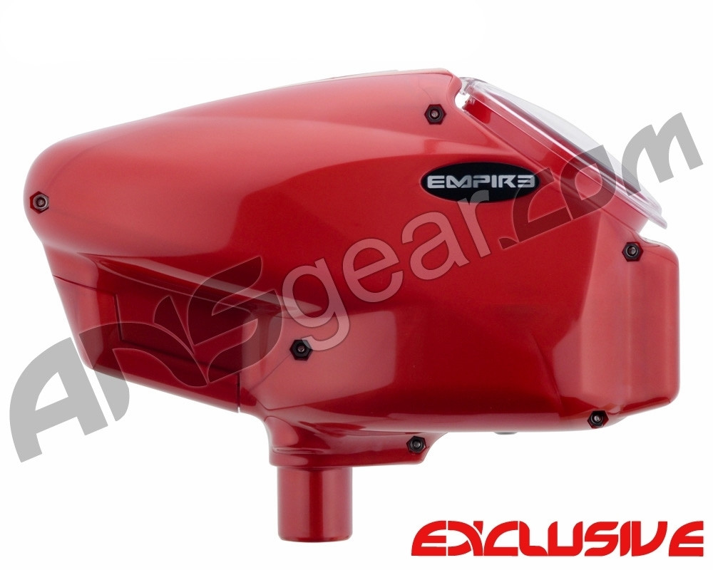 Empire Halo Too SE Paintball Hopper - Pearl Red - ANSgear.com