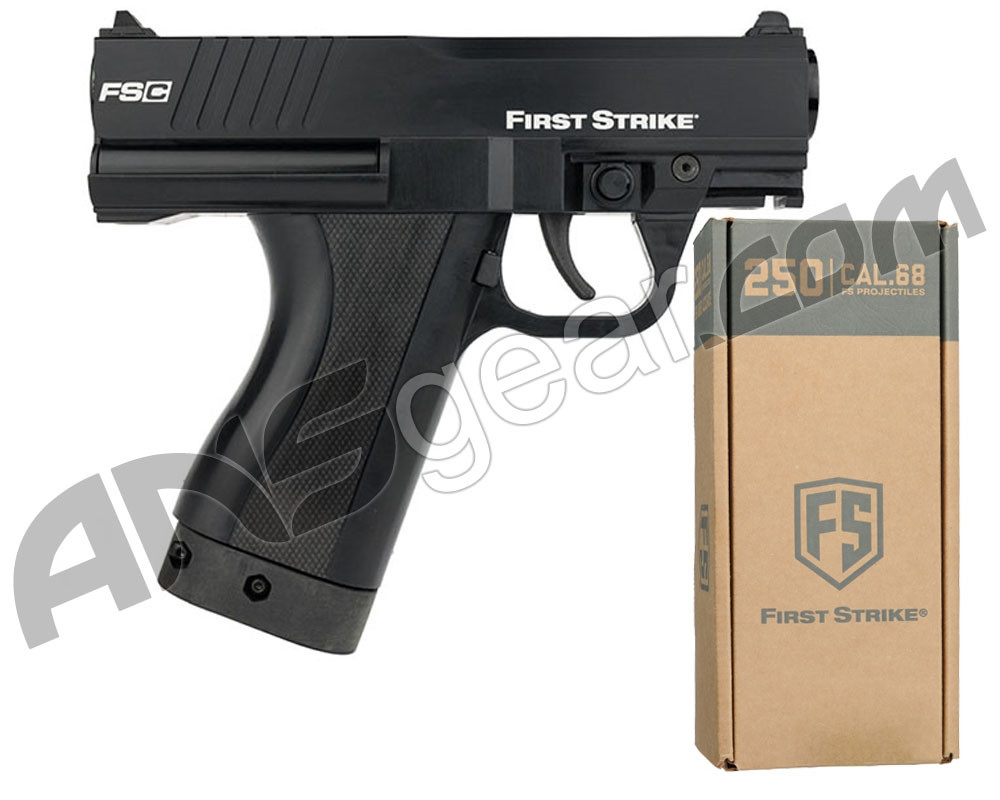 First Strike Compact FSC Paintball Pistol w/ FREE 250ct First Strike Rounds