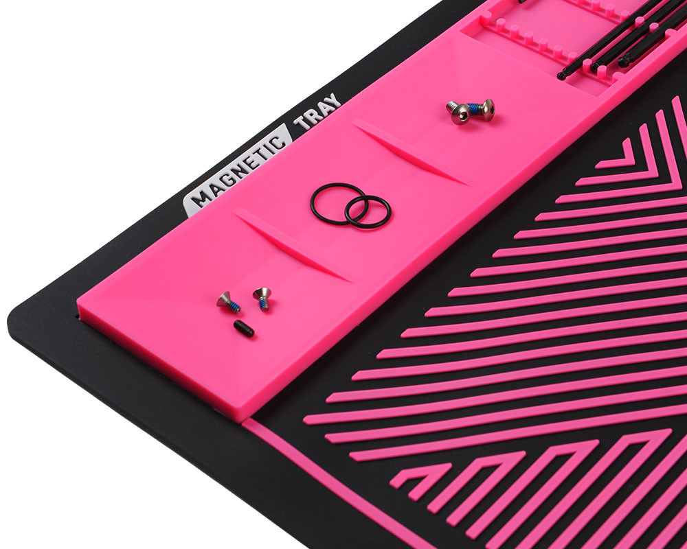 HK Army MagMat - Magnetic Tech Mat - Black/Neon Pink