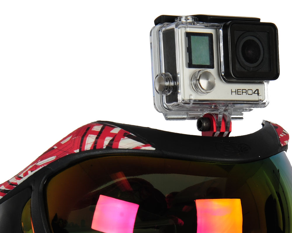 HK Army Universal GoPro Goggle Camera Mount - Red