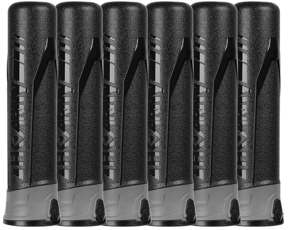 HK Army 6-Pack 165 Round Push Button Paintball Pod - Ninja/Grey/Black ...