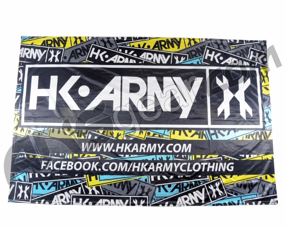 HK Army Typeface Banner - 42" x 27" - ANSgear.com