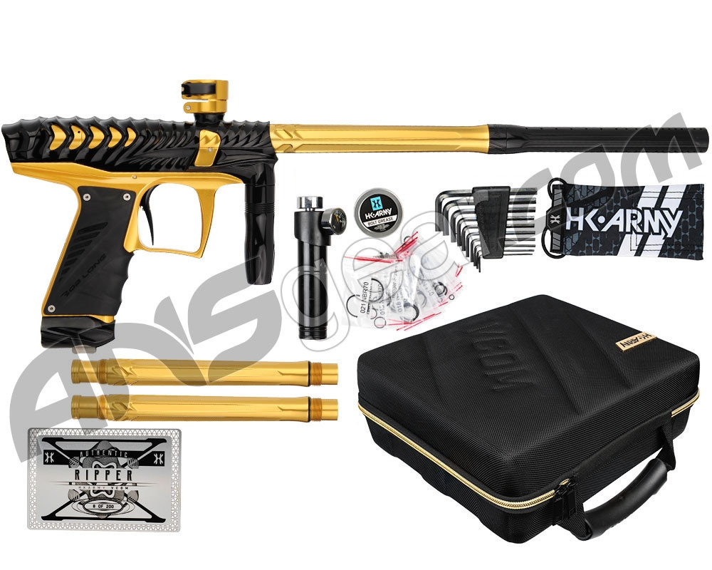 HK Army VCOM Ripper Paintball Gun - Black/Gold
