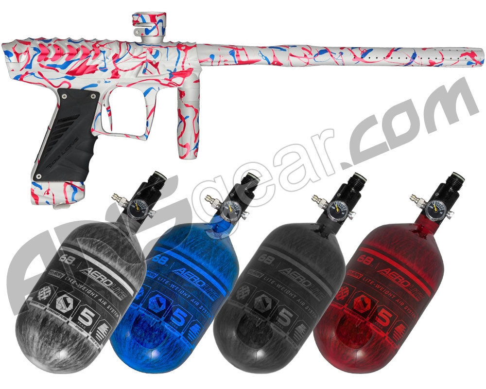 HK Army VCOM Ripper Paintball Gun w/ FREE Aerolite 68/4500 Tank w/ Std ...