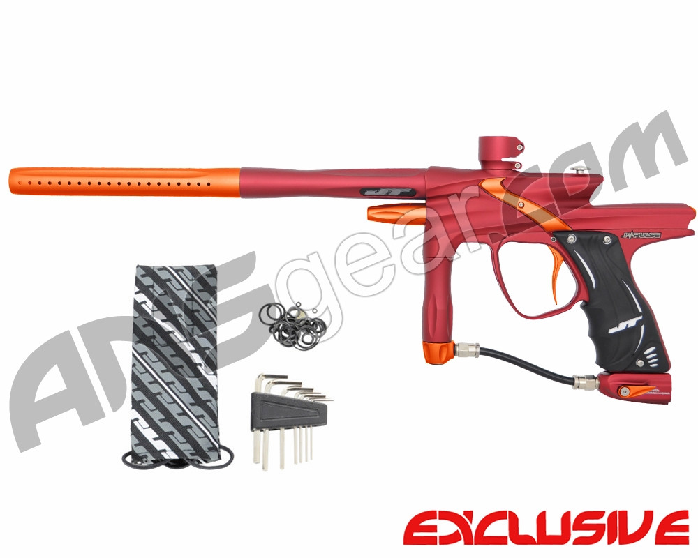 JT Impulse Paintball Gun - Red/Sunburst Orange