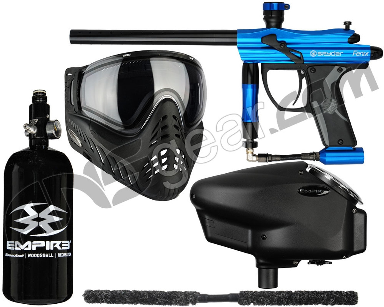 Kingman Spyder Fenix Master Paintball Gun Package Kit