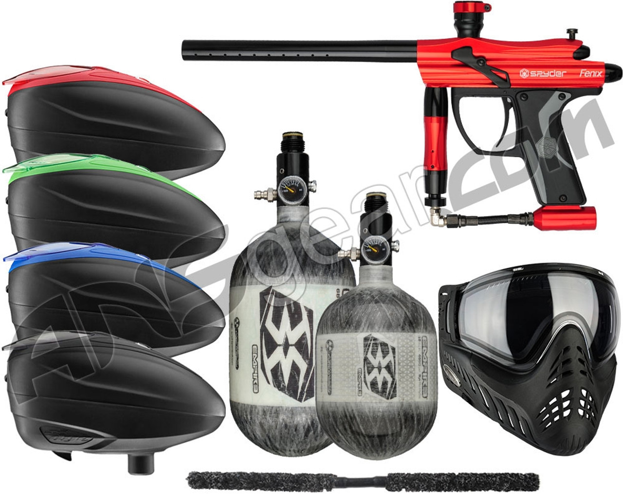 Kingman Spyder Fenix Supreme Paintball Gun Package Kit