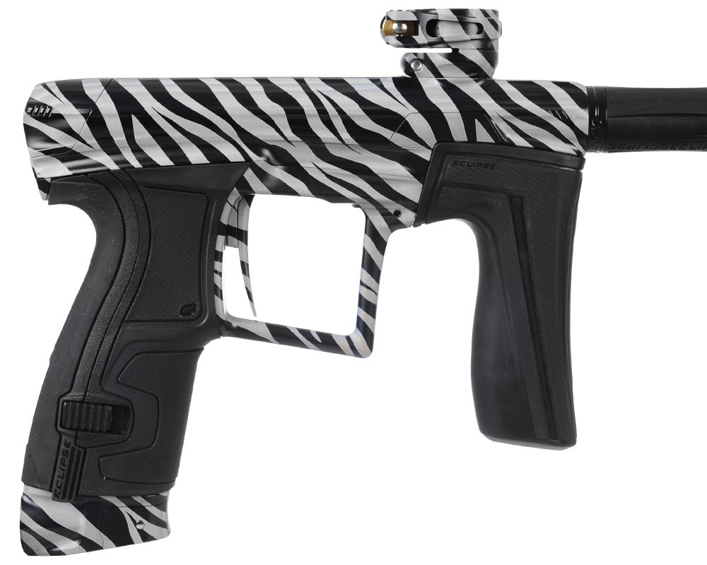 Laser Engraved Gun Design - Zebra