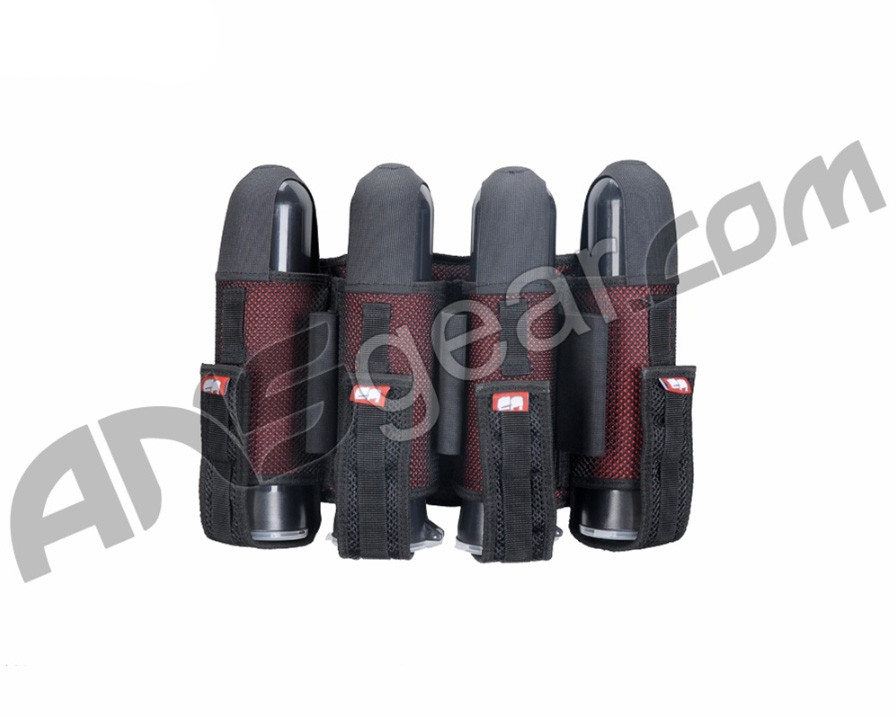 LYSK Magnetic Stealth Paintball Harness - 4+3 Red/Black