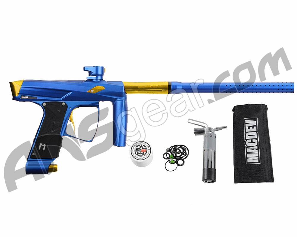 MacDev Clone GTi Paintball Gun - Blue/Gold - ANSgear.com