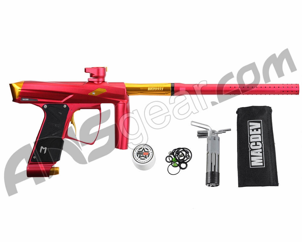 MacDev Clone GTi Paintball Gun - Red/Gold - ANSgear.com