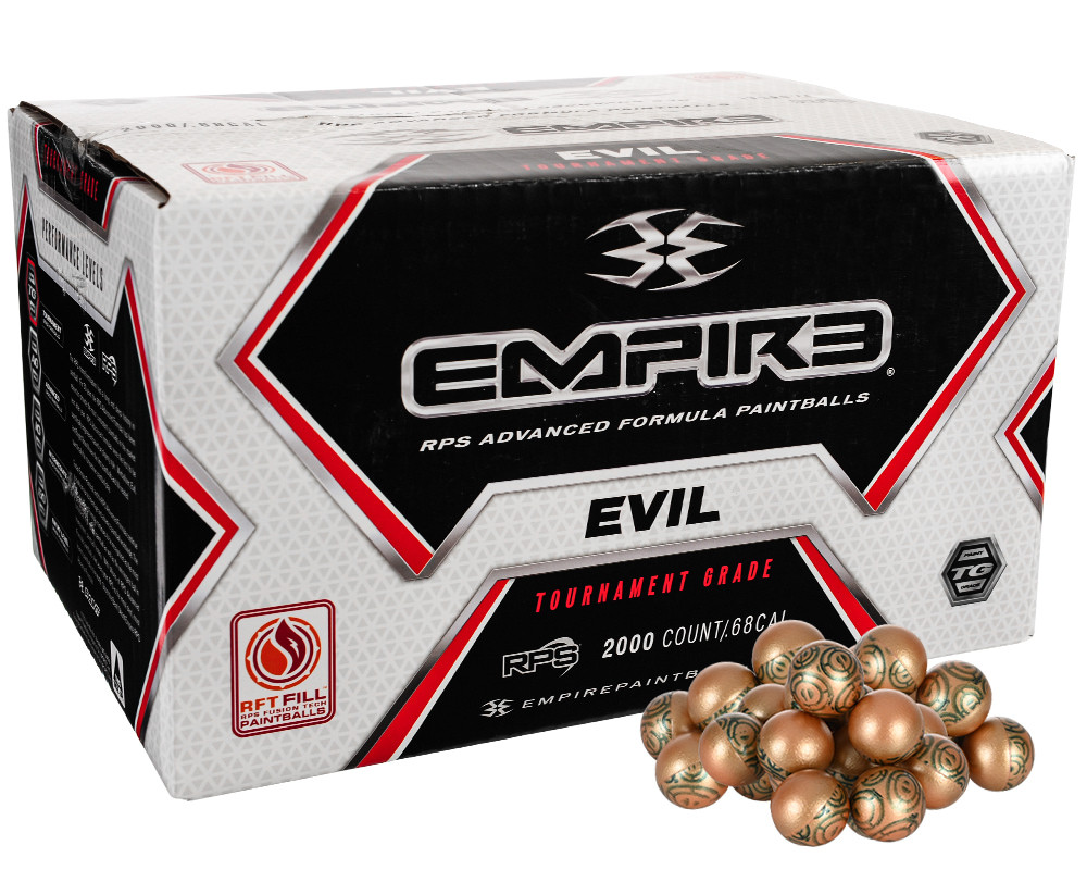 Ultra Evil Paintballs Case 100 Rounds - Pink Fill