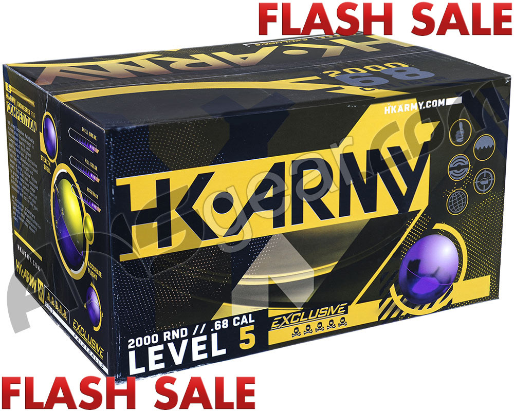 HK Army Exclusive 2,000 Round Paintball Case - Pink Fill ( .68 Caliber )
