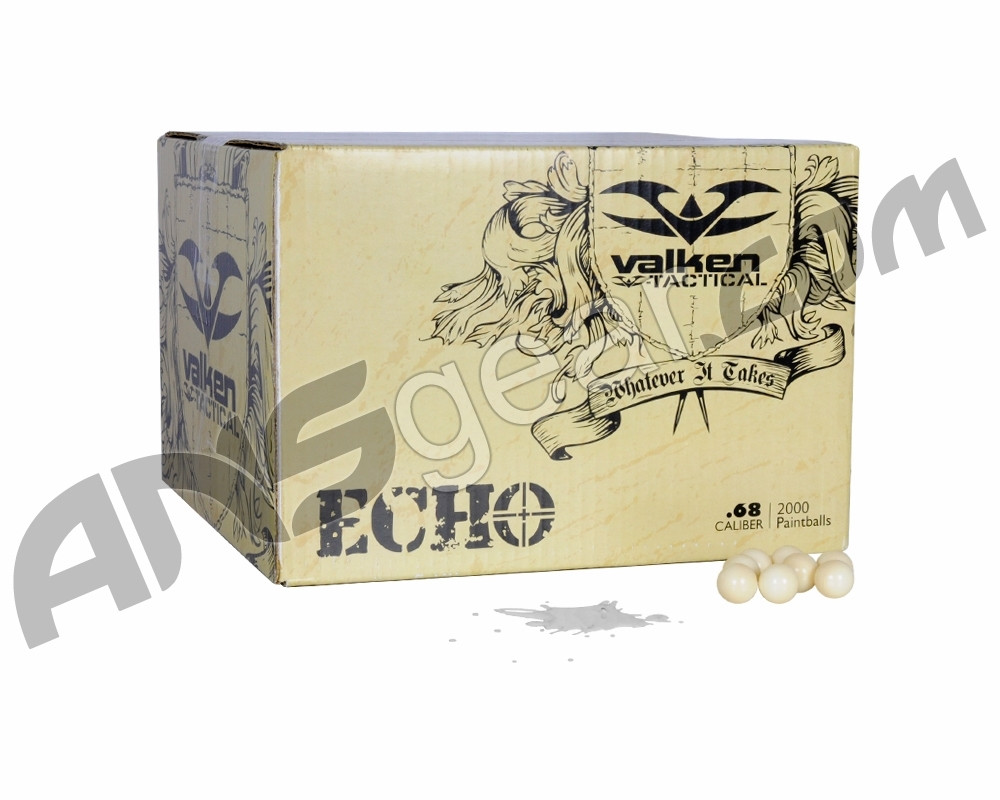 Valken Echo 500 Round Paintballs - White Fill ( .68 Caliber ) - ANSgear.com