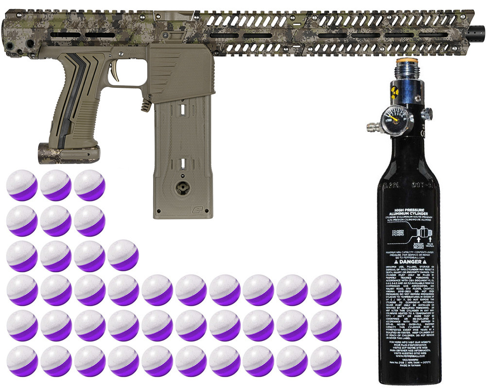 Home Defense Kit 4 w/ PepperBalls® - Planet Eclipse Emek MF100 - HDE Earth