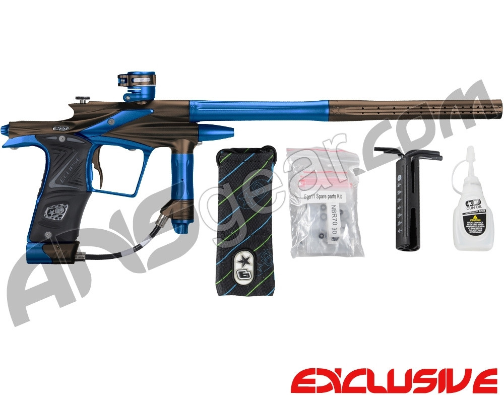 Planet Eclipse 2011 Ego Paintball Gun - Brown/Cobalt - ANSgear.com