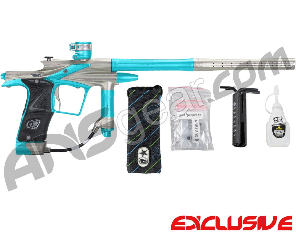 Planet Eclipse 2011 Ego Paintball Gun - Titanium/Dust Teal - ANSgear.com