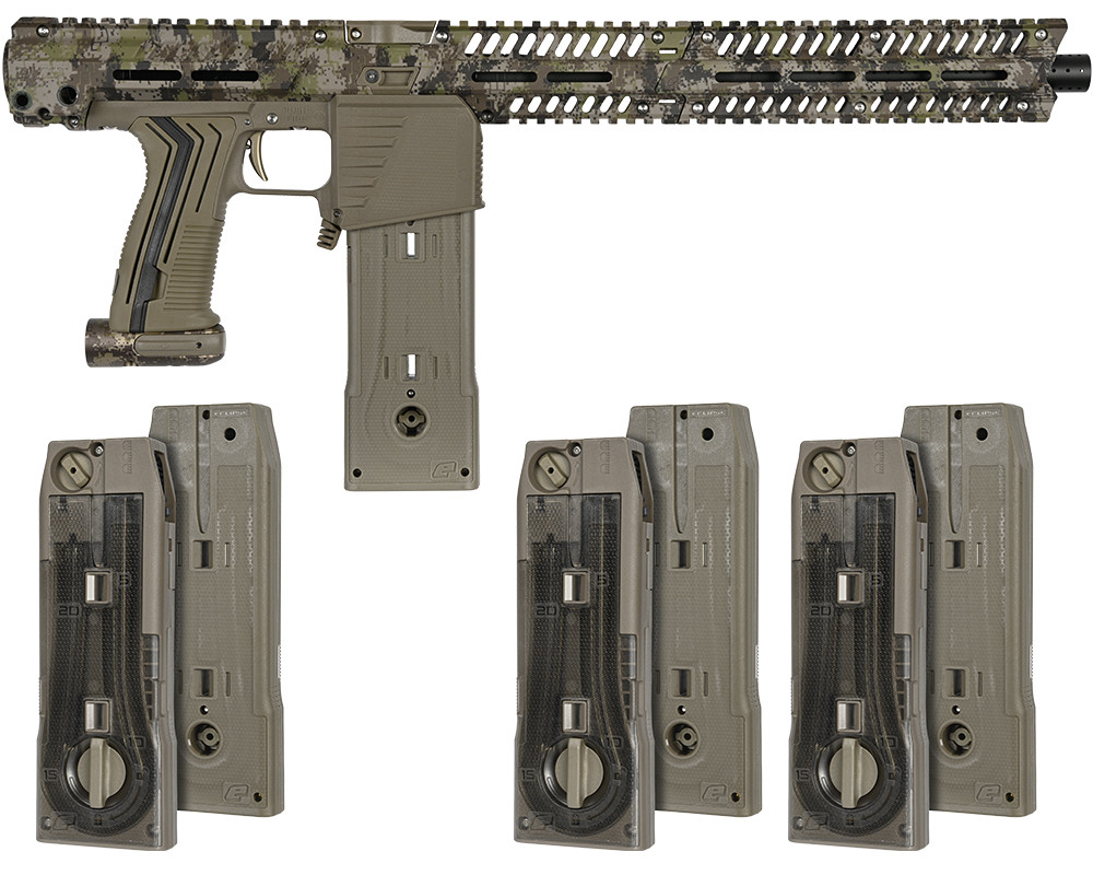 Planet Eclipse EMEK EMF100 (PAL Enabled) Mag Fed Paintball Gun w/ 6 ...