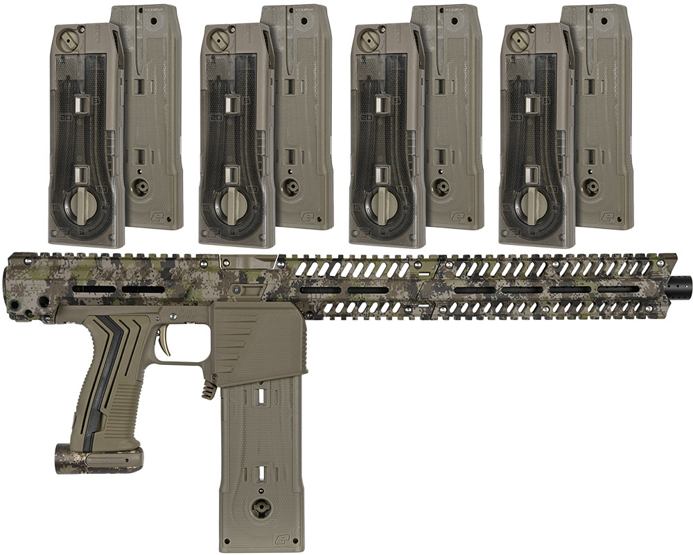 Planet Eclipse EMEK EMF100 (PAL Enabled) Mag Fed Paintball Gun w/ 8 ...