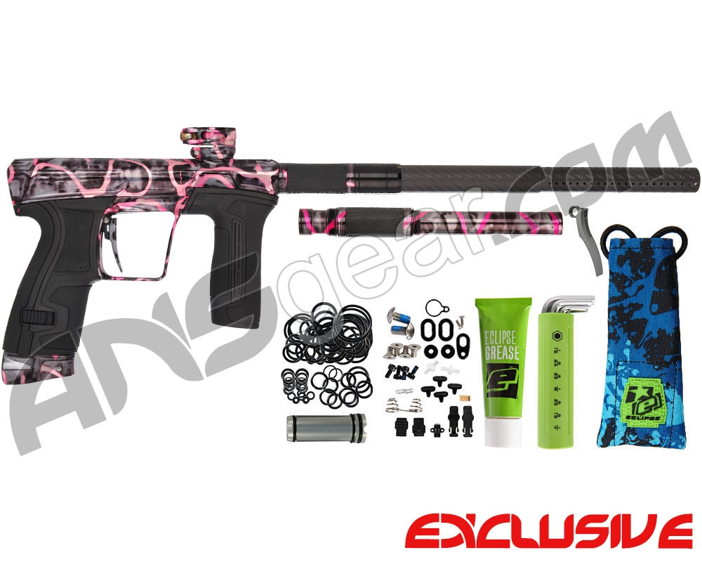 Planet Eclipse Geo CS2 Paintball Gun - Acid Wash Pink Splash