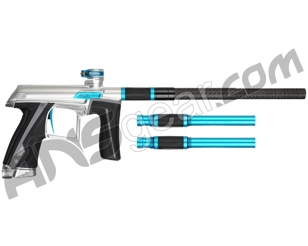 Planet Eclipse Geo CSR Paintball Gun - Silver/Blue - ANSgear.com