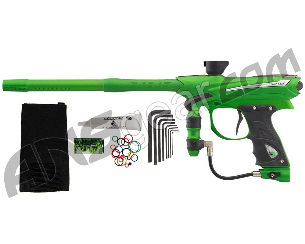 Proto Reflex Rail Paintball Gun - Lime/Black - ANSgear.com