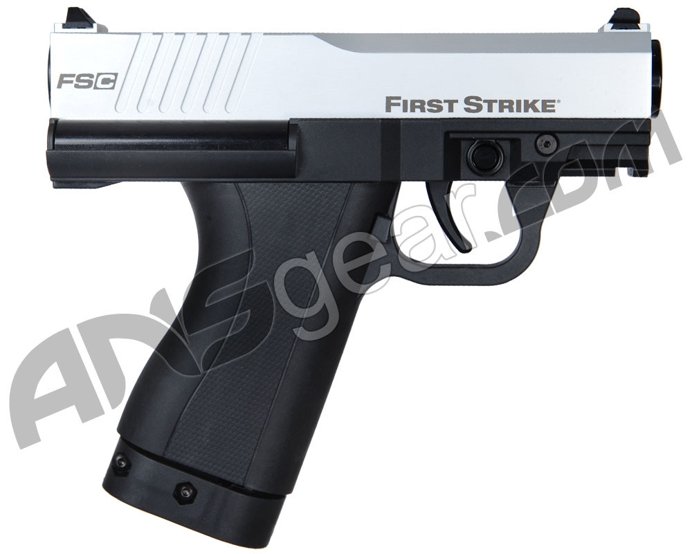 Refurbished First Strike Compact FSC Paintball Pistol - Silver/Black ...