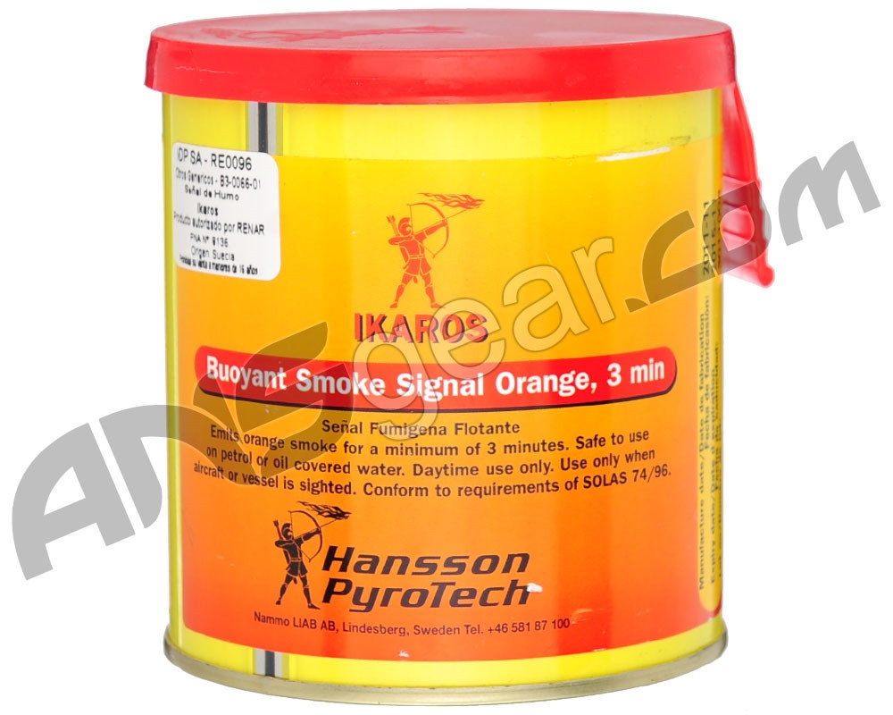Ikaros Floating Orange Smoke Grenade - 3 Minutes