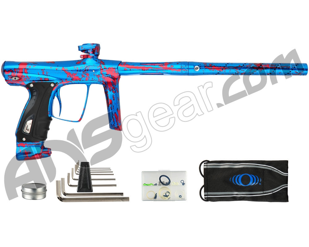 SP Shocker RSX Paintball Gun - Blue/Red Splash