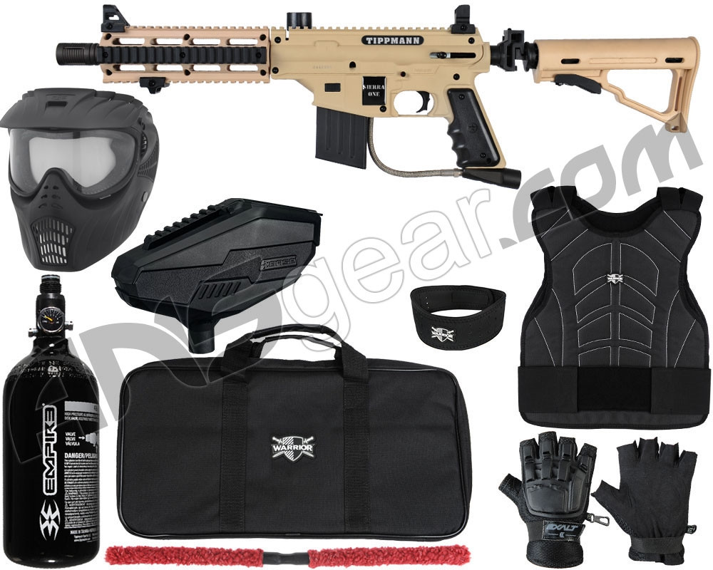 Tippmann Sierra One Level 1 Protector Paintball Gun Package Kit