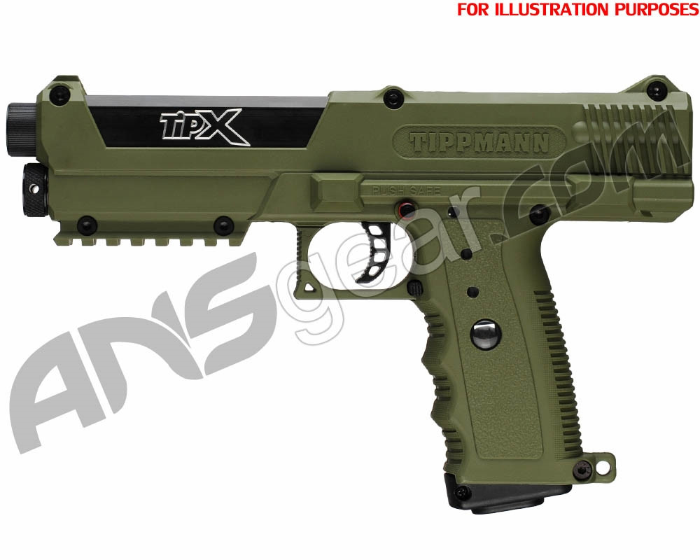 Tippmann TiPX Trufeed Deluxe Pistol Kit - Black/Dust Yellow - ANSgear.com