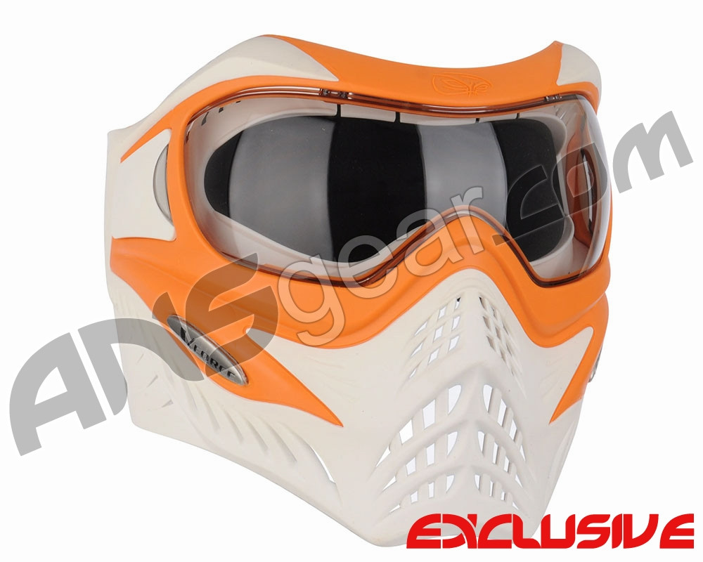 V-Force Grill Paintball Mask - SE Orange/White - ANSgear.com