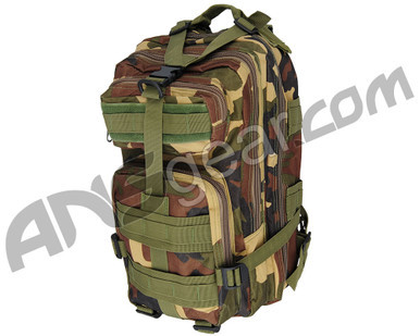 Warrior Paintball Tactical Backpack - Woodland Camo