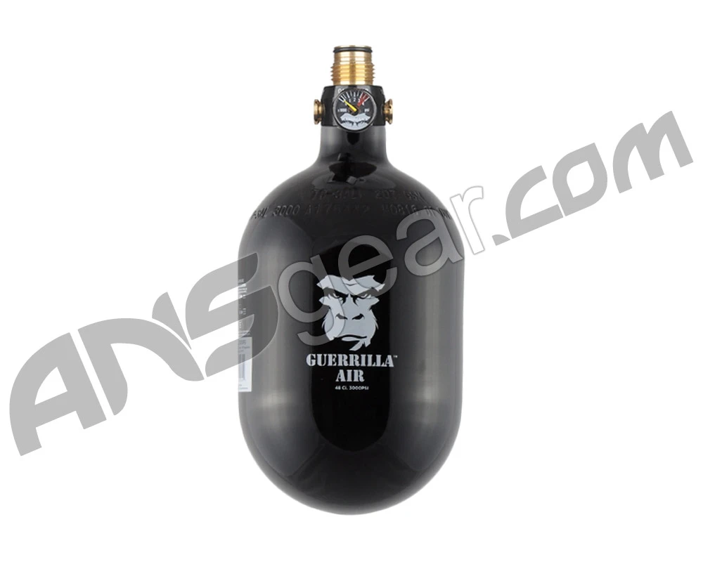 Guerrilla Air Pro Round Bottom Compressed Air Tank W/ P3 Regulator 48/ ...