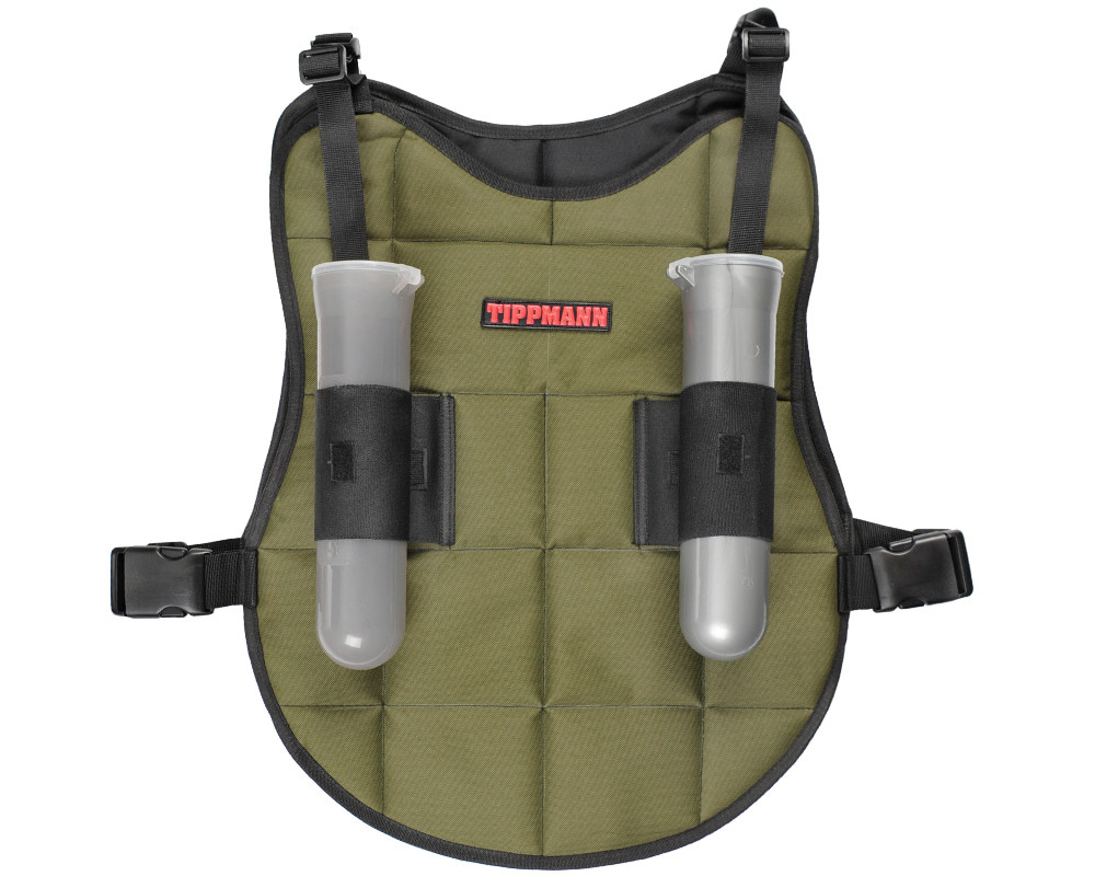 Tippmann Padded Reversible Chest Protector - Black & Olive