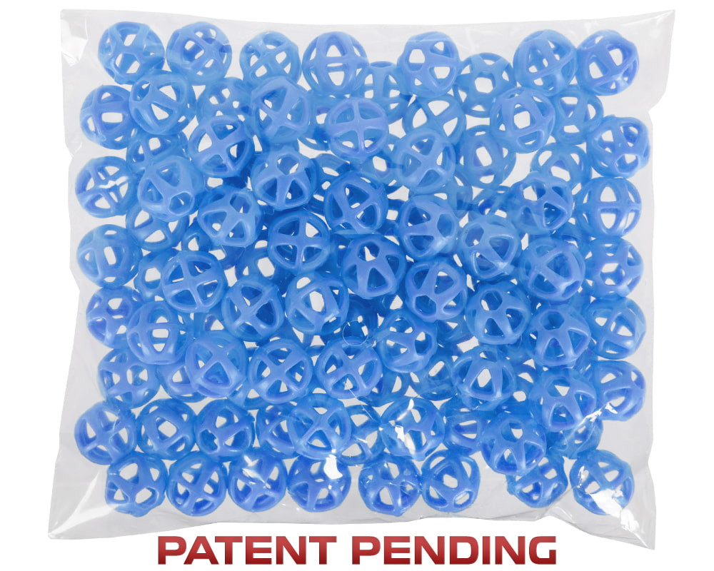Atomic Pickle Industries ATOM6 Reusable Projectiles (100 Pack) - Blue