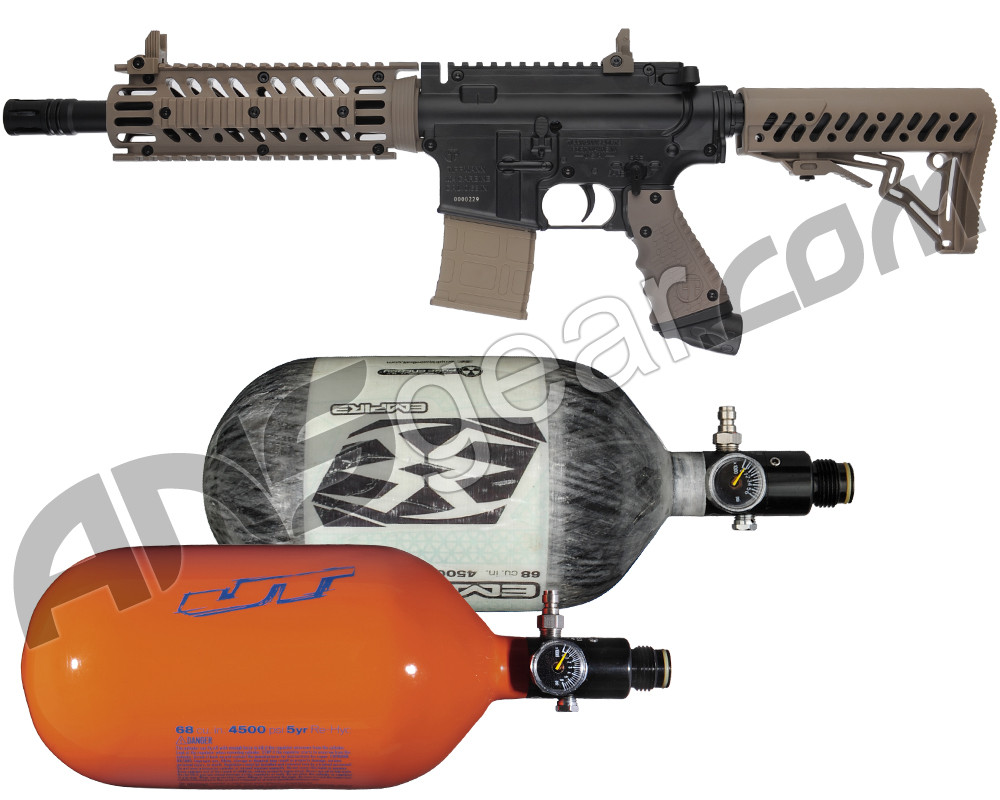 Tippmann TMC Paintball Gun w/ Carbon Fiber Tank
