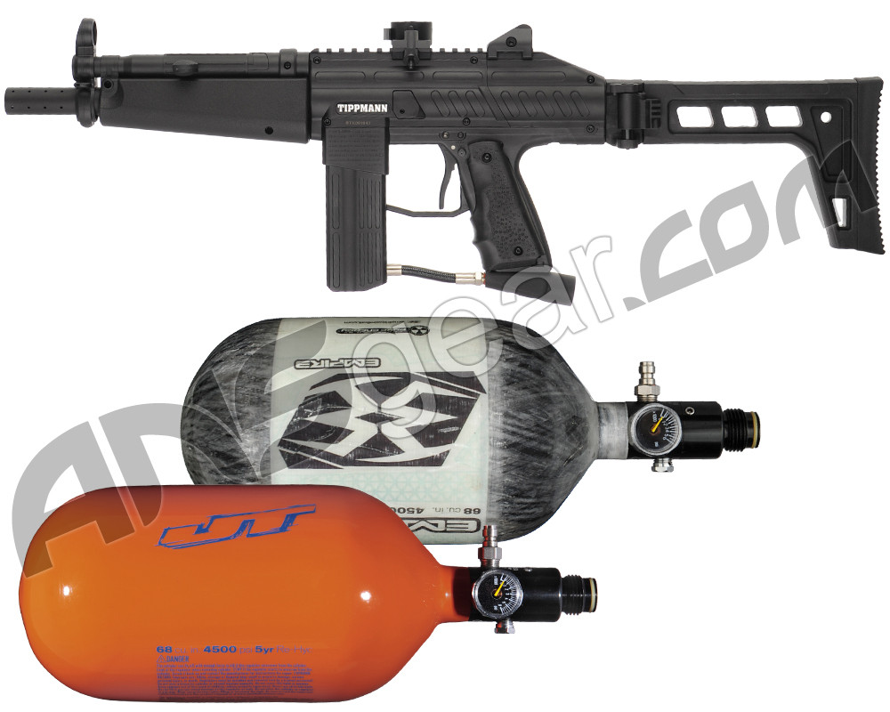 Tippmann Stryker MP1 Paintball Gun w/ Carbon Fiber Tank