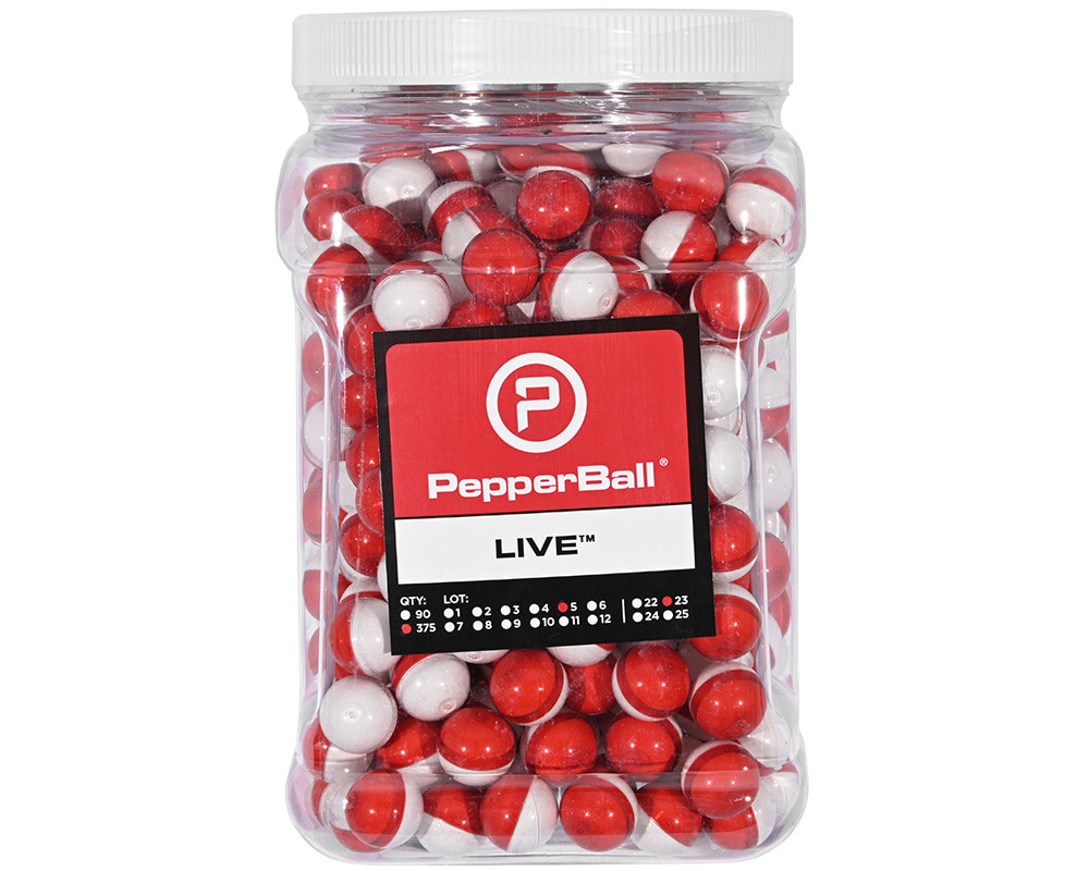 PepperBall LIVE PAVA Projectiles (375 Rounds)