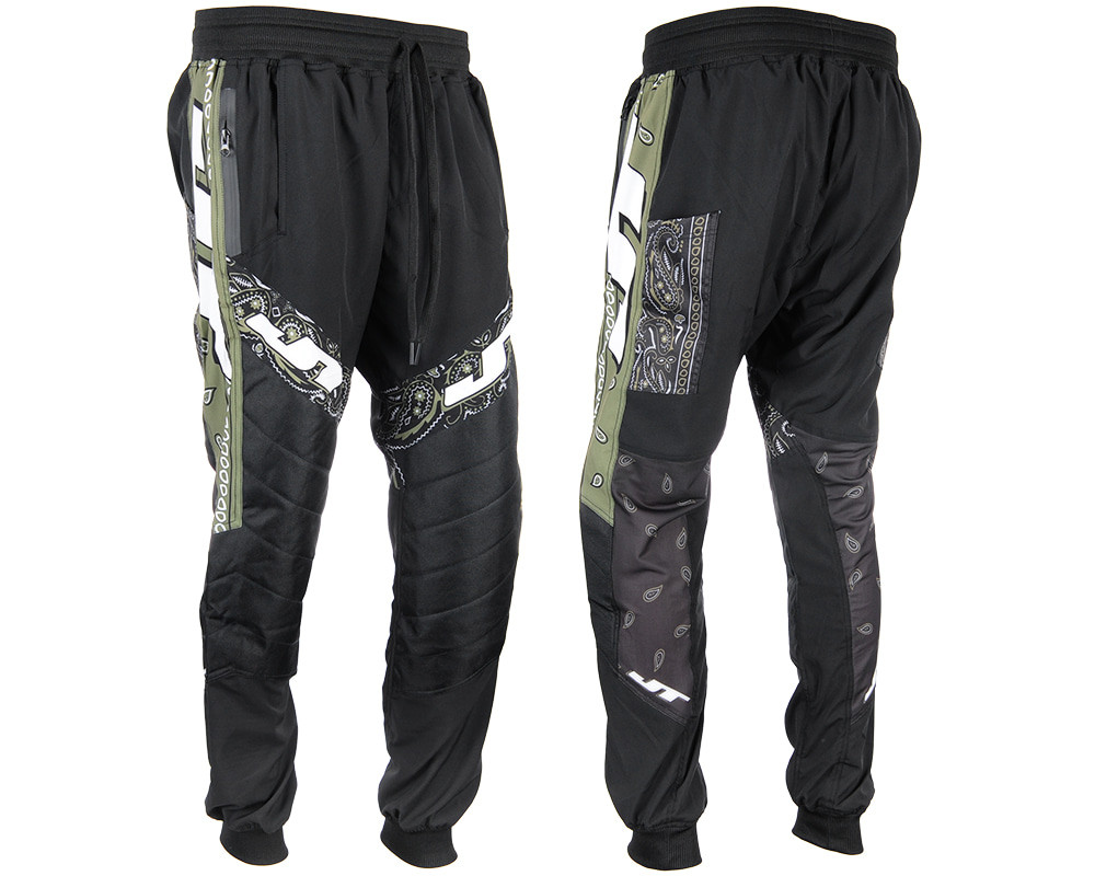 JT Ground Pounder Jogger Paintball Pants - Bandana White