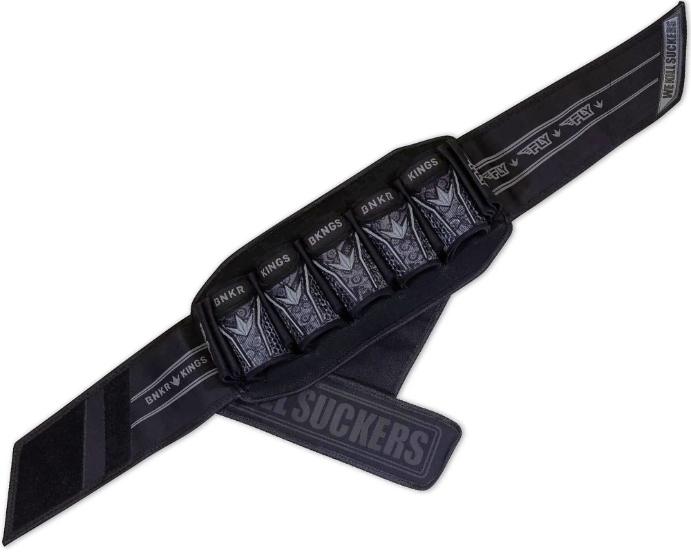 Bunkerkings Fly Pack Paintball Harness - 5+8 - Black Tentacles